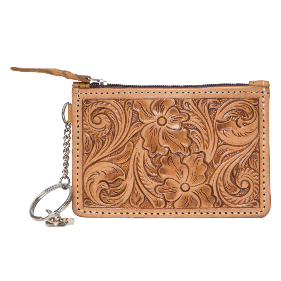 Tooled Leather Key/Card Purse – Pure Country Australia
